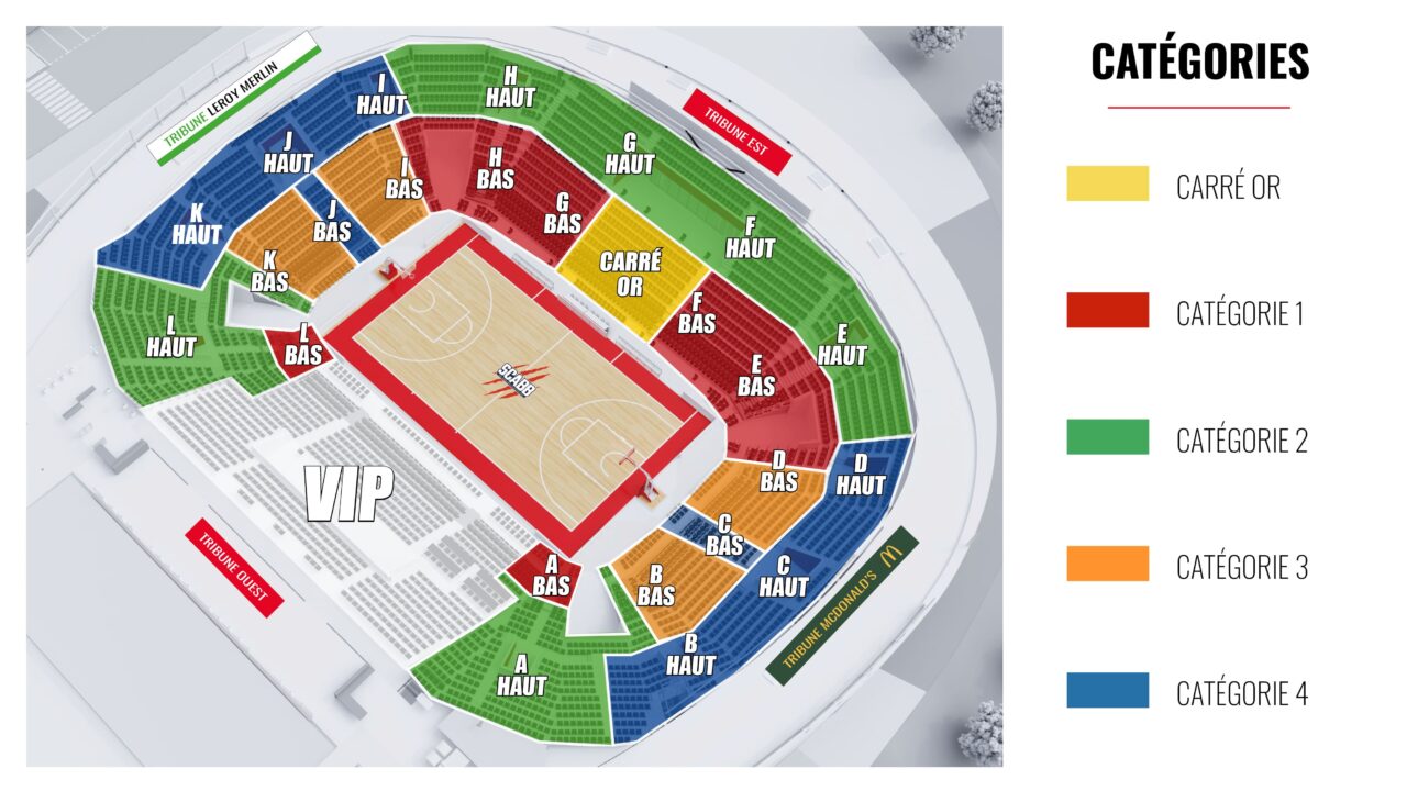 Infos Arena Saint-Etienne Métropole - SCABB